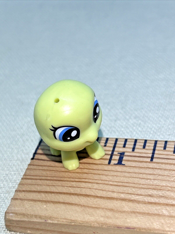 LPS Littlest Pet Shop #289 Green Shell Turtle Shellston Greenley Blue ...