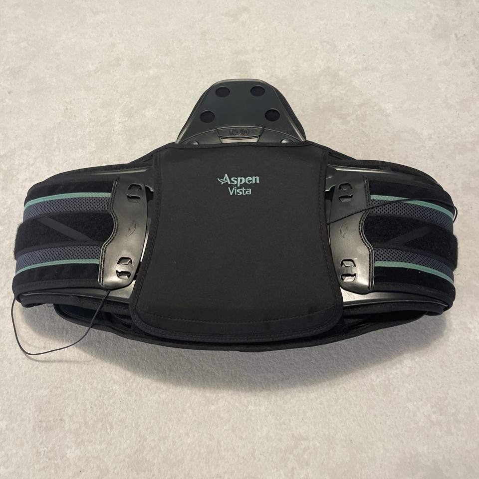 Aspen Vista LSO 637 Lower Spine Lumbar Back Brace Adjustable Size Large ...