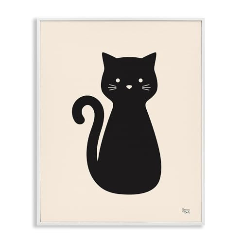 Feline Grace Black Cat Framed Giclee Wall Art Design by Jessica Beck ...