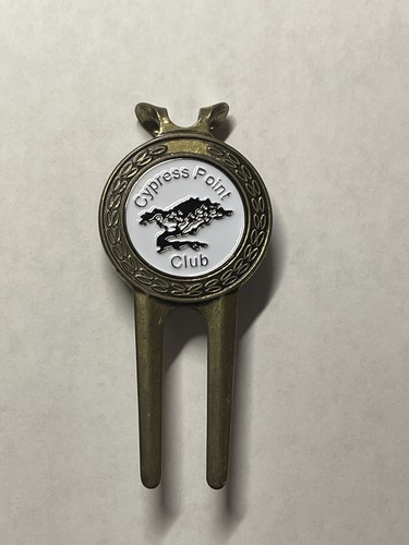 Cypress Point Club Divot Tool & 1" Coin Style Golf Marker - A Beauty ...