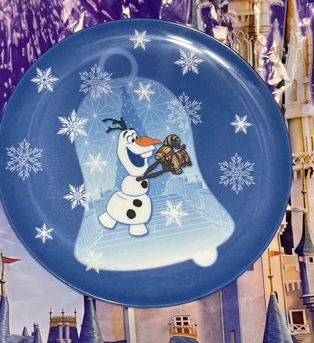 Disney Epcot International Festival Of The Holidays Olaf Bell Plate In ...