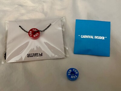 EFFY Barrels of Fun Charms with Necklace Carnival Cruise | eBay