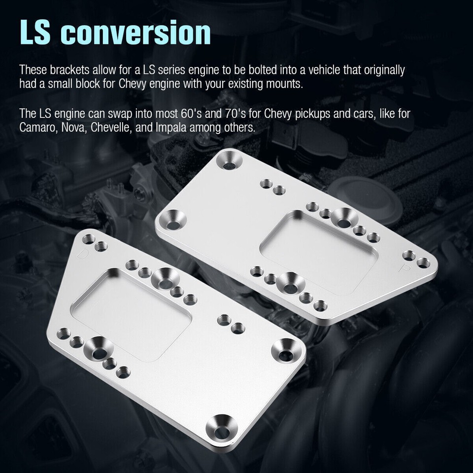 LS Engine Mounts LS Swap Kit LS Conversion Motor Adapter Plates for LS1 ...