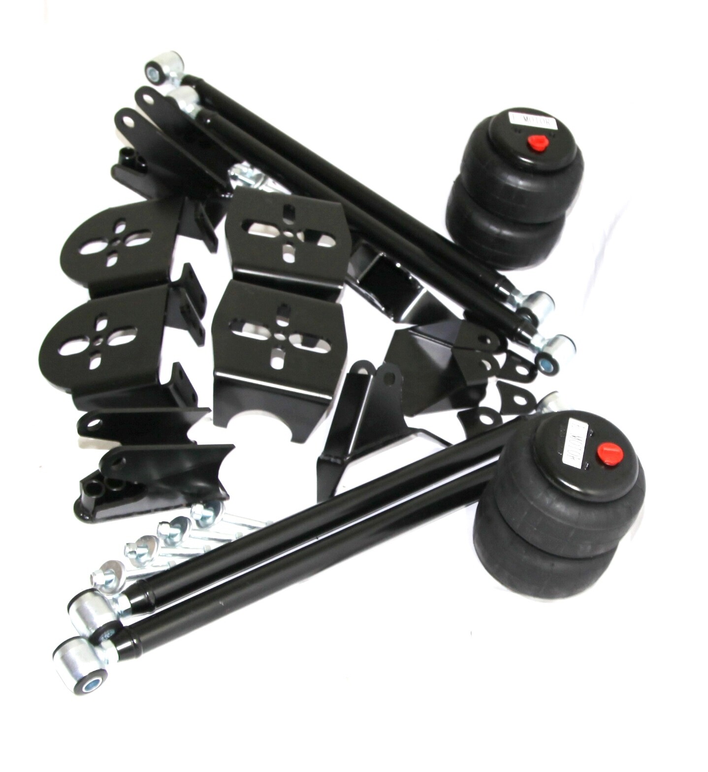 Weld On Triangulated Air Ride Mount Bracket 2.75"Axle&2500lb Air Bags ...