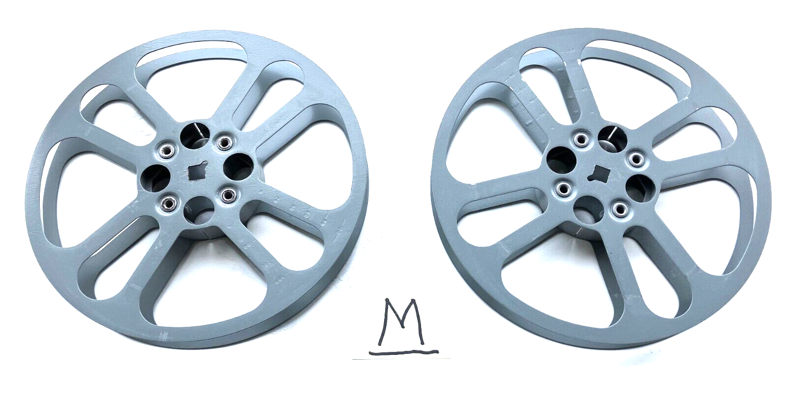 2 -16mm 400' EMPTY METAL FILM REEL TAYLOREEL ( GREY ) VERY NICE | eBay