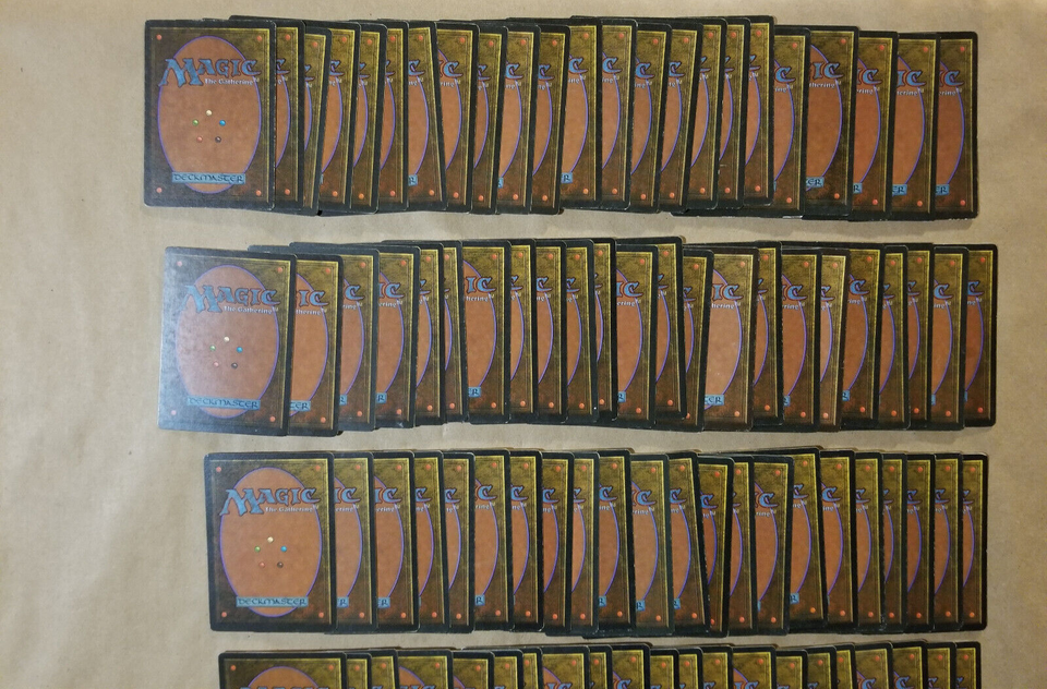 MTG 4th Edition Collection Lot of 118 Cards X1 Each Common - No Bolt ...