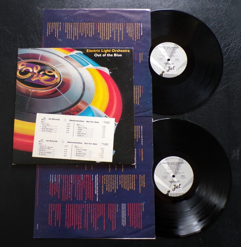 Electric Light Orchestra 2xLP White Label PROMO Out of the Blue TIMING ...