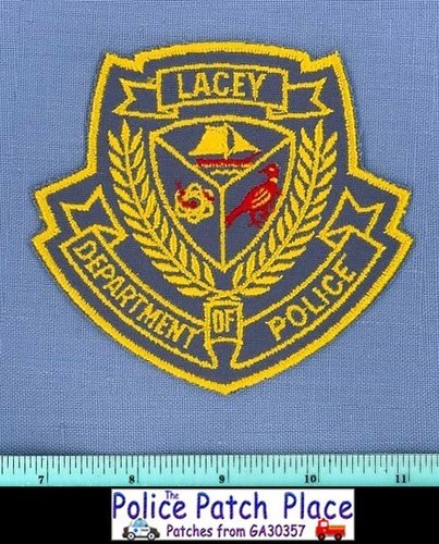 LACEY (Old) NEW JERSEY Police Shoulder Patch NUCLEAR POWER SAILBOAT ...