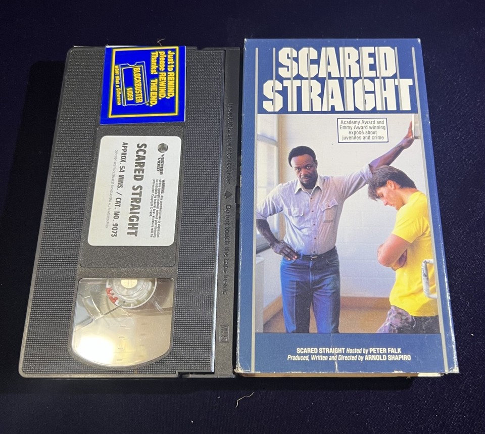 Scared Straight VHS 1978 Peter Falk Documentary Academy Award Winner ...