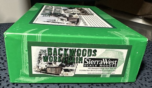 Rare! Sierrawest Scale Models HO Standard Gauge Backwoods Work Train 13 ...