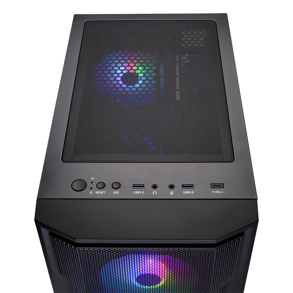 Skytech Gaming Shadow Gaming PC, AMD R7 5700, NVIDIA RTX 5060, 1TB, Win ...