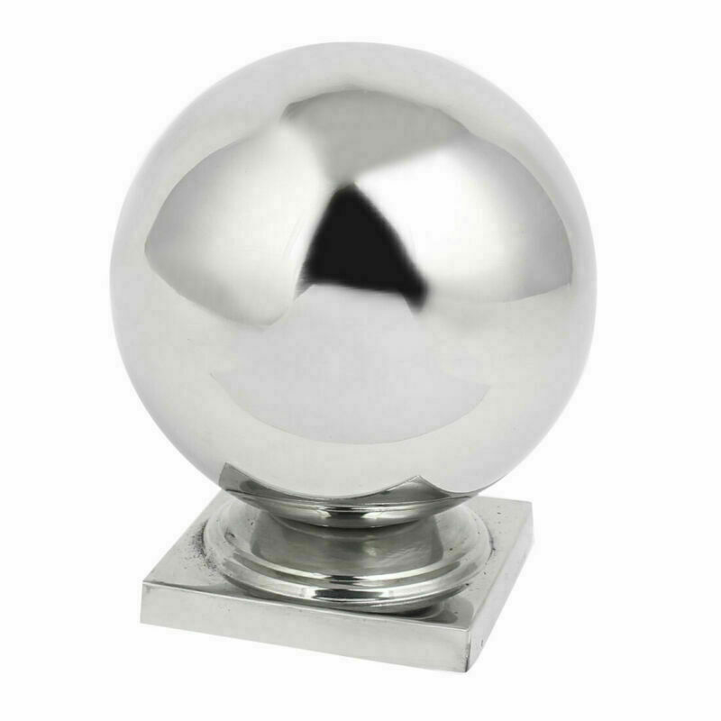 Stainless Steel Fence Post Caps Ball Top Cap for Stair Newel Fence Post ...