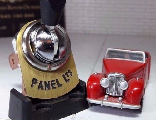 Classic Vintage Car Truck Panel Dash Lights Switch & Brass Tag Tab Lucas RTC430 | eBay