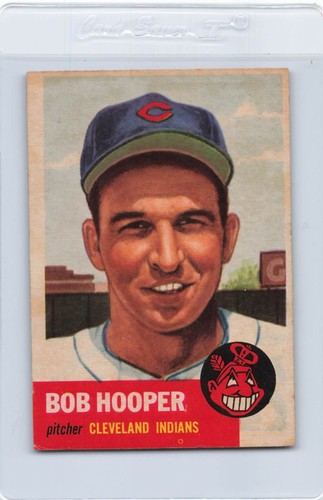 1953 Topps #84 Bob Hooper Indians EX *DA-B7214 | eBay