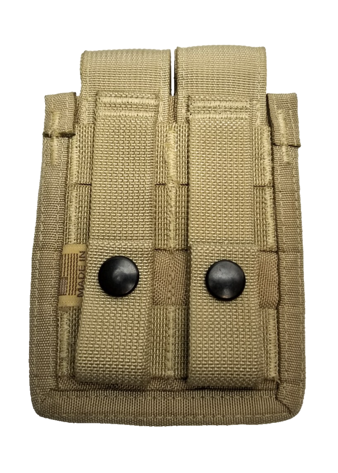 USGI Military Desert Tan MOLLE II Double Pistol Magazine Pouch - MINT ...