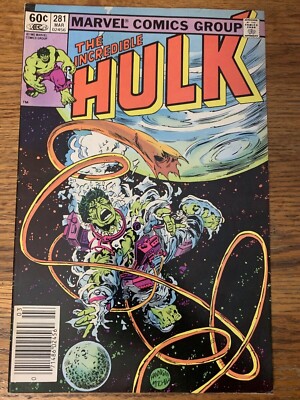 Incredible Hulk # 281 1983 Marvel DISNEY leader rick jones banner ...