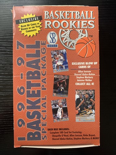 1996-97 Scoreboard Basketball Special Package Rookies Box (Sealed Cards ...