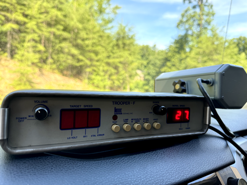 POLICE DASH RADAR KUSTOM TROOPER MOVING AND STATIONARY. INCLUDES FORK ...