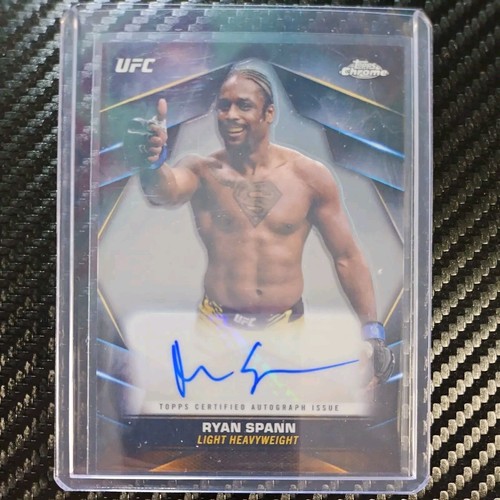 2024 Topps Chrome UFC Ryan Spann Chrome Veteran Autograph Card | eBay