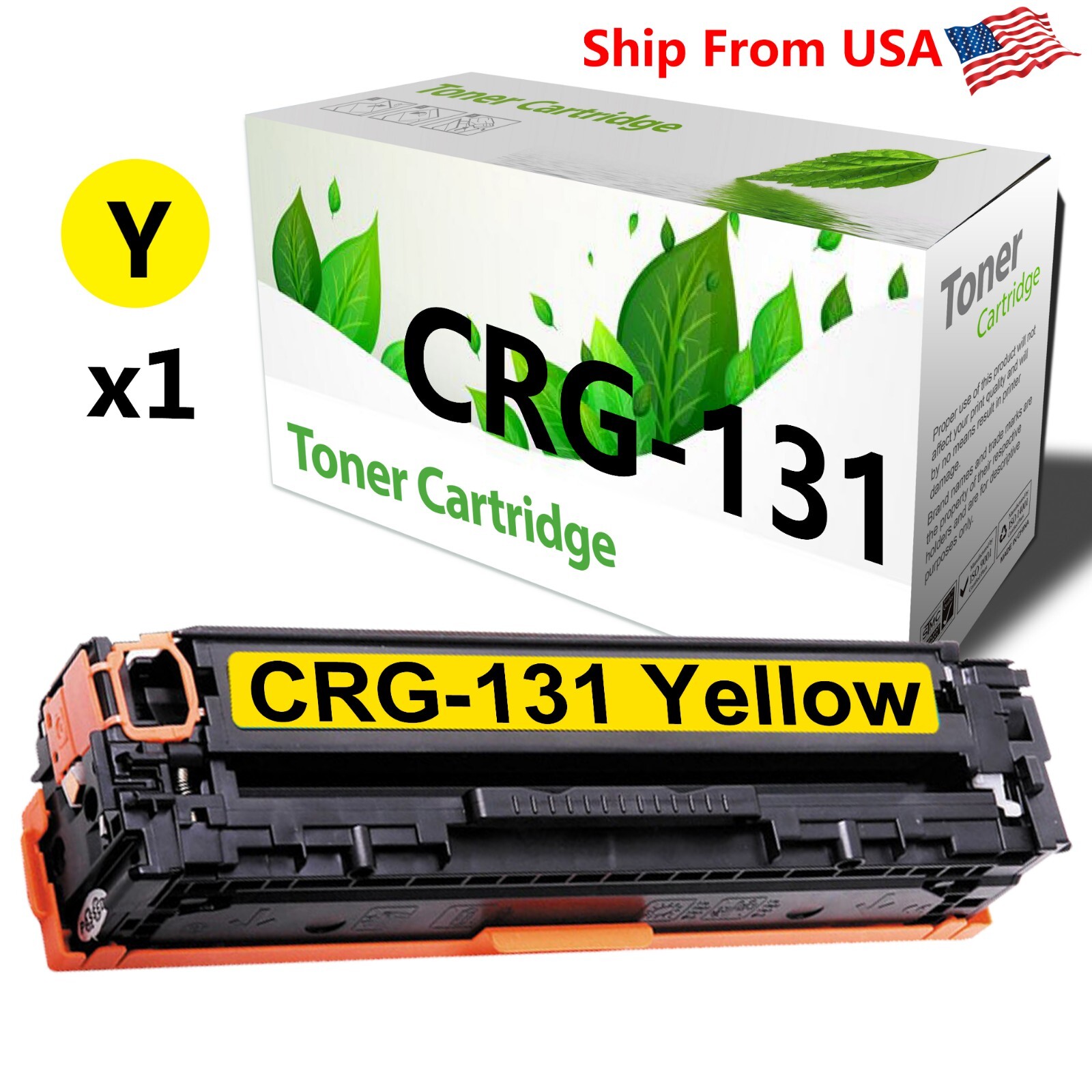 (1PK,Yellow) 131H 131 Toner Cartridge for i-SENSYS MF628Cw 623Cn ...