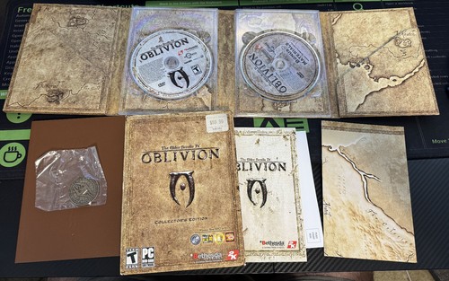 Elder Scrolls Oblivion Collector's Edition complete with coin Morrowind ...