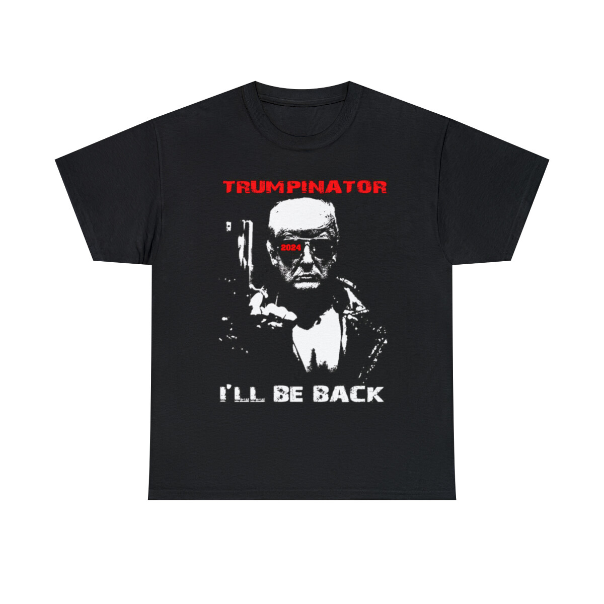 Trumpinator I'll Be back Donald J Trump 2024 Men's Short Sleeve T Shirt ...