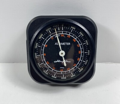 Vintage Airguide Altimeter w/ Mounting Bracket (untested) | eBay