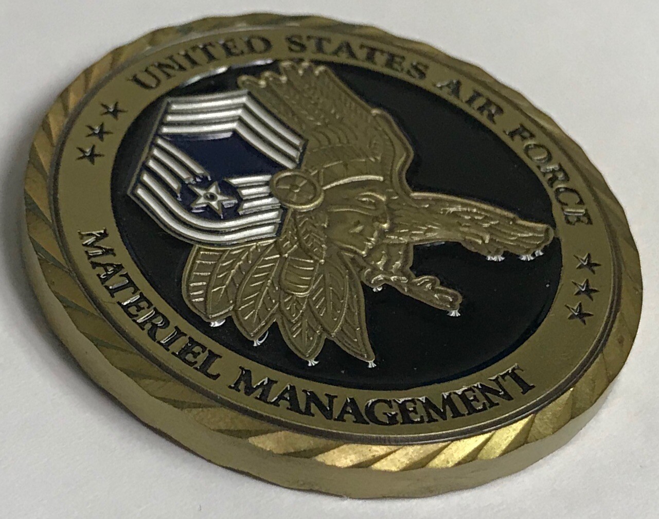 USAF Air Force Materiel Management Chief Master Sergeant Taurus Hawk ...