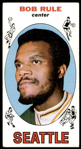 1969-70 TOPPS BOB RULE RC SEATTLE SUPERSONICS #30D | eBay