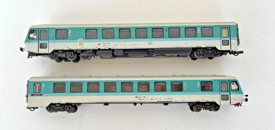 HO Scale Model Train Cars Fleichmann German Self-propelled passenger ...