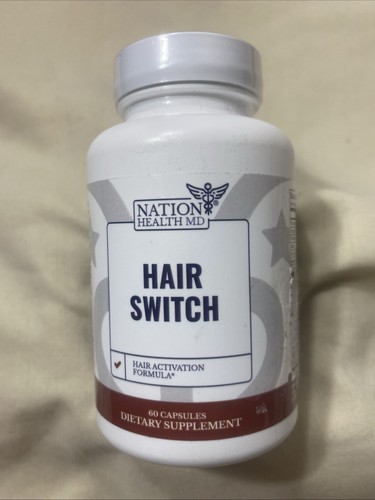 NATION HEALTH MD Hair Switch Supplement For Hair And Scalp Biotin Zinc ...