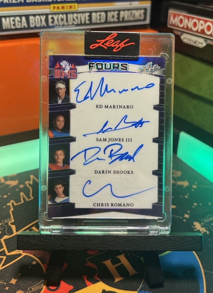 2024 Leaf Blue Mountain State (BMS) Quadruple Auto Card /100 | eBay