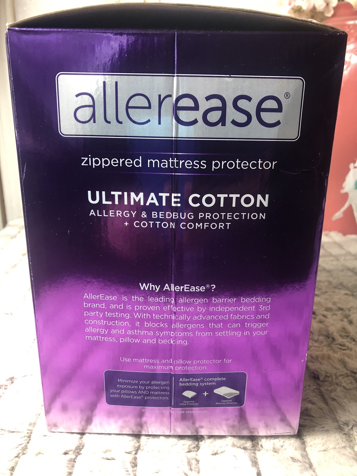 Allerease Ultimate Cotton Zippered Mattress Protector King Size for sale online | eBay