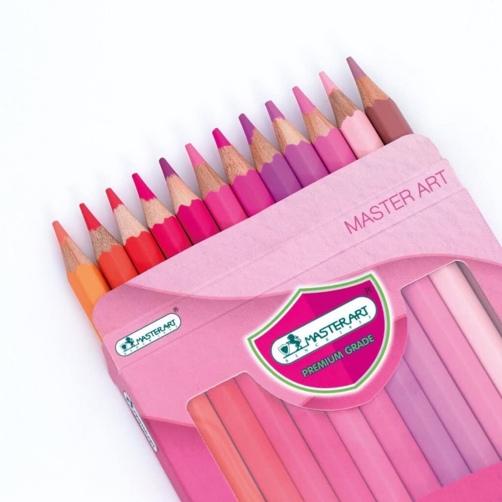 Pink Color Pencil Pastel Line Pencils, Markers & Accessories In