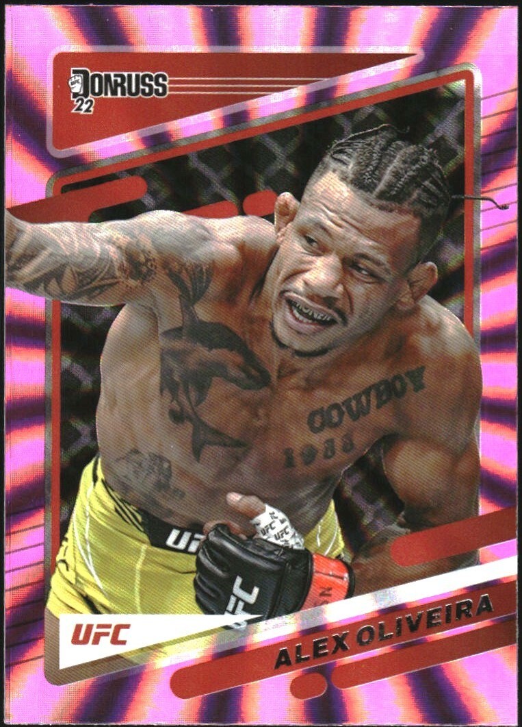 2022 Donruss UFC - Alex Oliveira #194 Holo Pink Laser for sale online ...