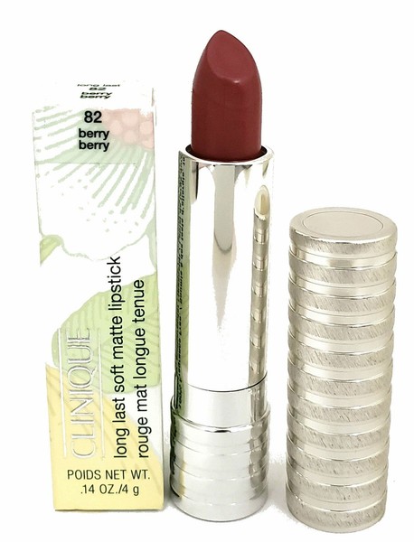 Clinique Long Last Soft Matte Lipstick 82 Berry Berry for sale online ...
