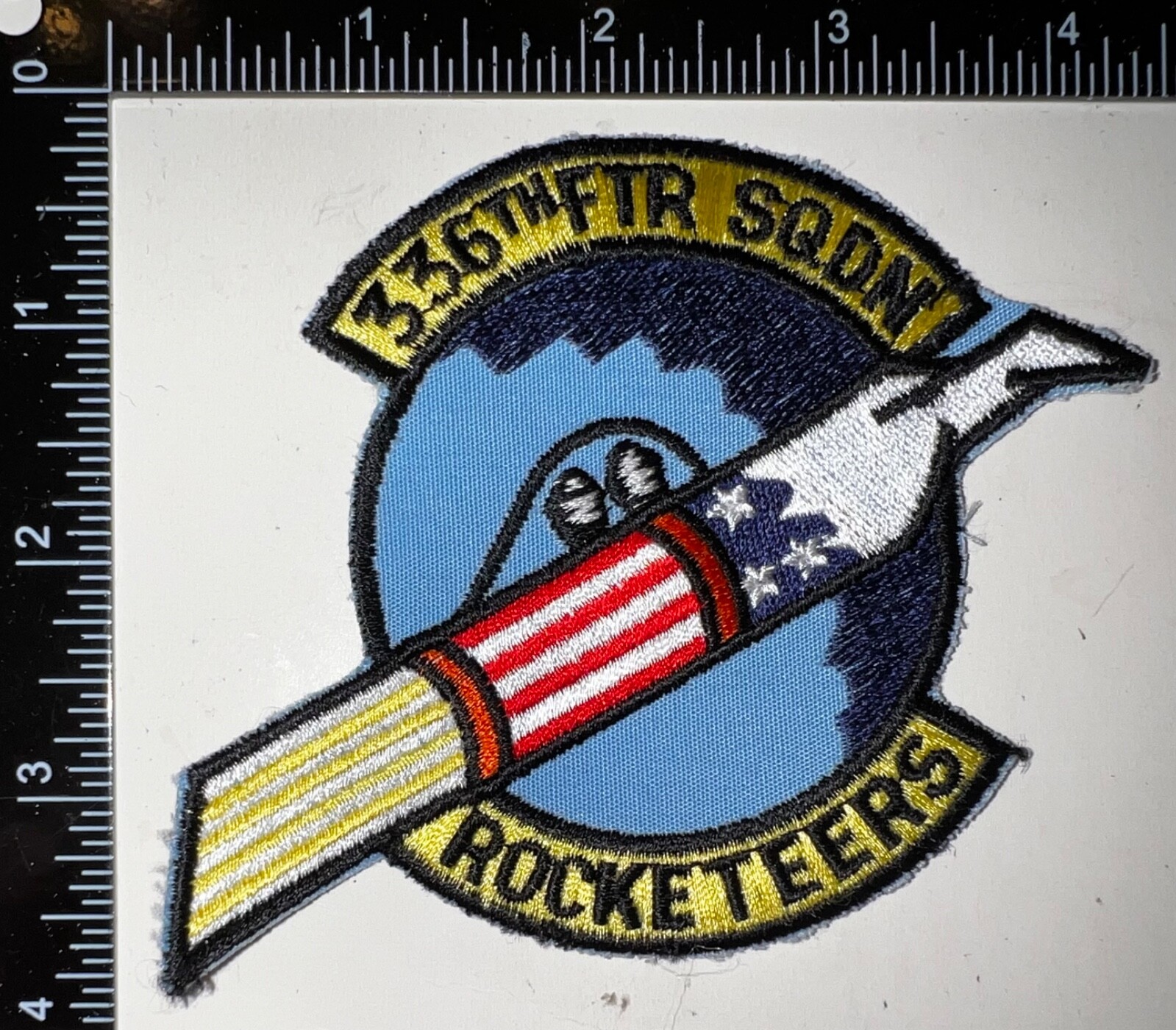 USAF 336th Fighter Squadron Rocketeers Patch | eBay