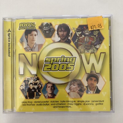 Now Spring 2005 CD Compilation Crazy Frog Ricki Lee Kylie Minogue James ...