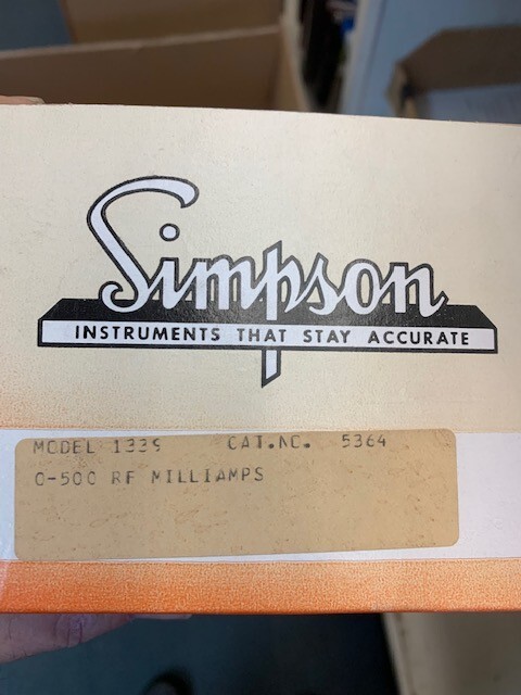 05364 SIMPSON METERS | eBay