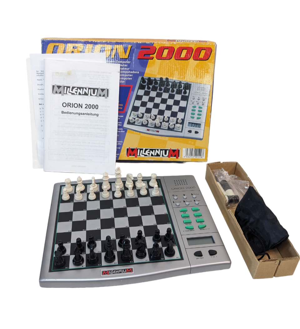 Millennium Orion 2000 - Schachcomputer 2 in 1 Schach + Dame 🎲 Vintage ...
