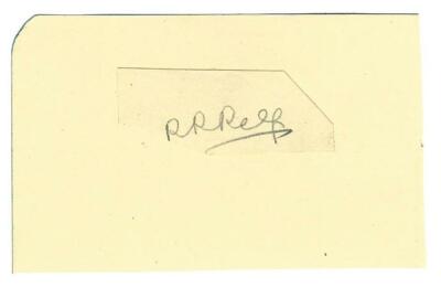 ROBERT RELF SUSSEX CCC CRICKETER 1905-1924 VERY RARE ORIGINAL AUTOGRAPH ...