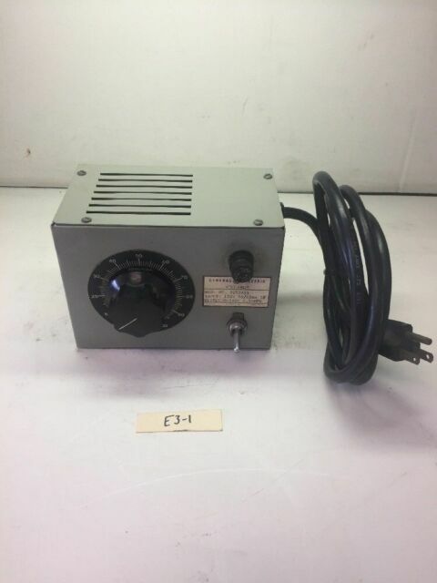 GE General Variable Auto Transformer Variac 0-145 / 0-120 Volt 120v ...