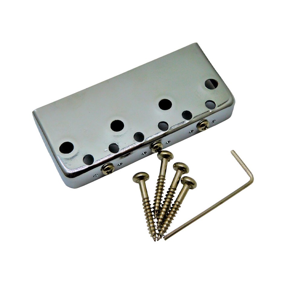 For Telecaster Tele Guitar 1/2 short Bridge with Compensated Brass 3 ...
