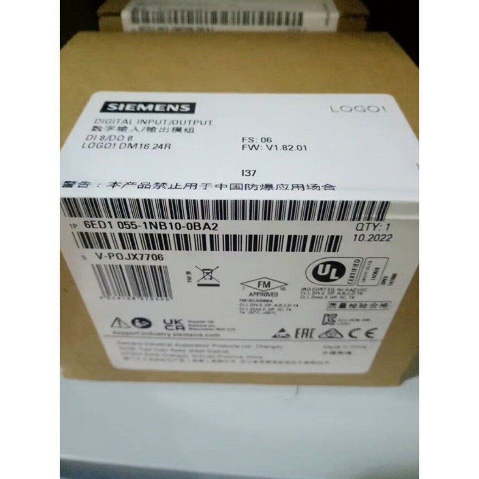 New Siemens 6ED1055-1NB10-0BA2 LOGO! DM16 24R expansion 6ED1 055-1NB10 ...