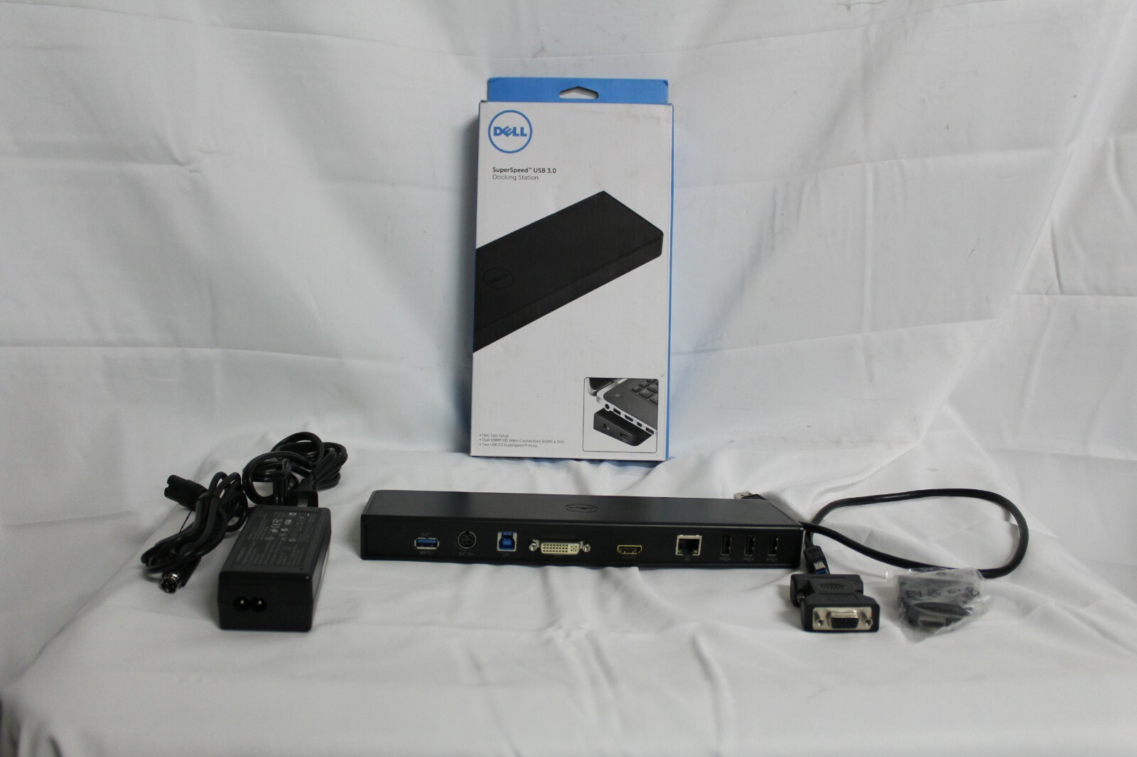 Dell D3000 SuperSpeed USB 3.0 Docking Station 658906101583 | eBay