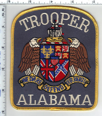 Trooper (Alabama) Shoulder Patch - Uniform Take-Off from the Early 1980 ...
