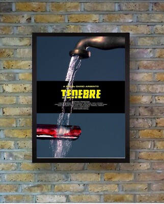 VINTAGE "Tenebre" 1982 Dario Argento Film Poster Modern A3 Fine Art ...