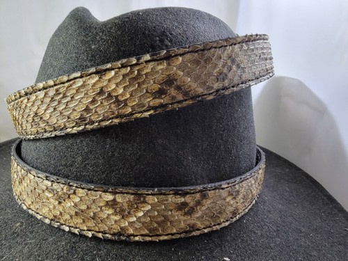 RATTLESNAKE skin hat band band adjustable NWOT Western cowboy cowgirl ...