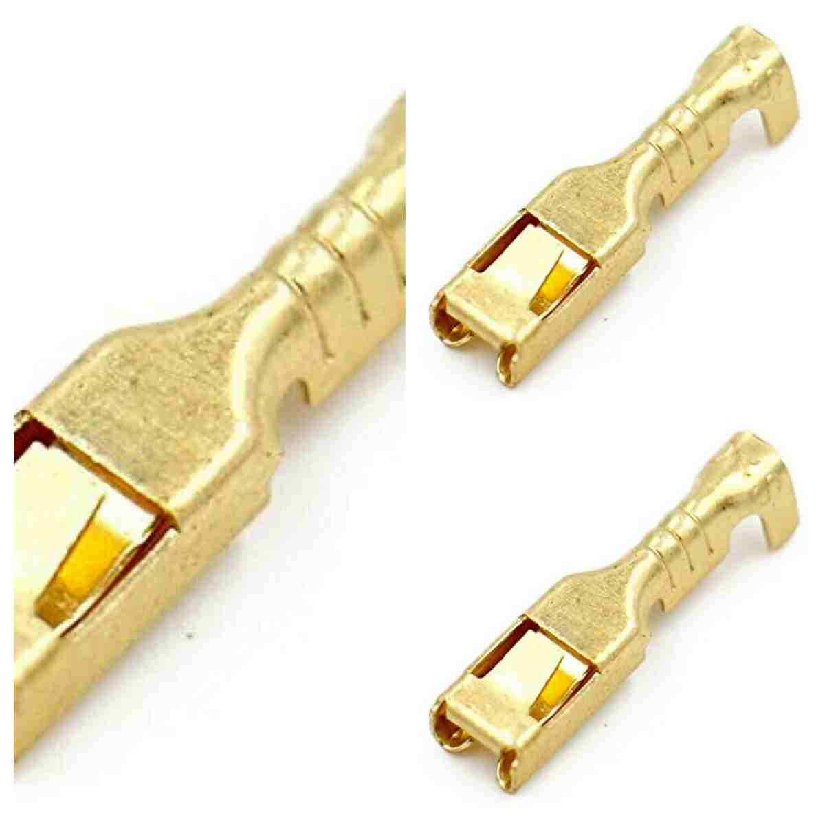 Insulated Connector 1000pcs Female Spade Quick Splice Crimp Terminals 2 ...