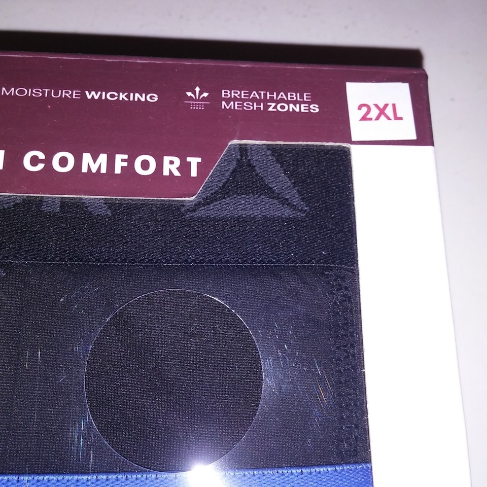 Reebok Underwear Mens Boxer Briefs 3 Pack Solids Black Red Blue Air ...